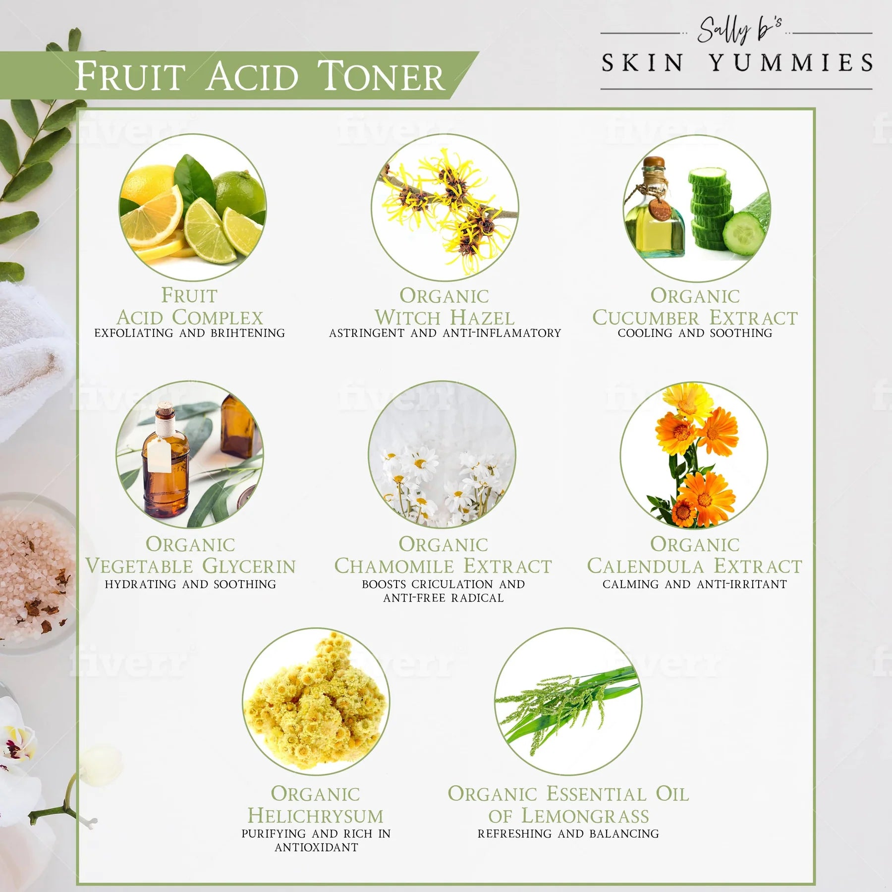 AHA Fruit Acid Complex | Exfoliating & Brightening Skincare – Sally B's ...